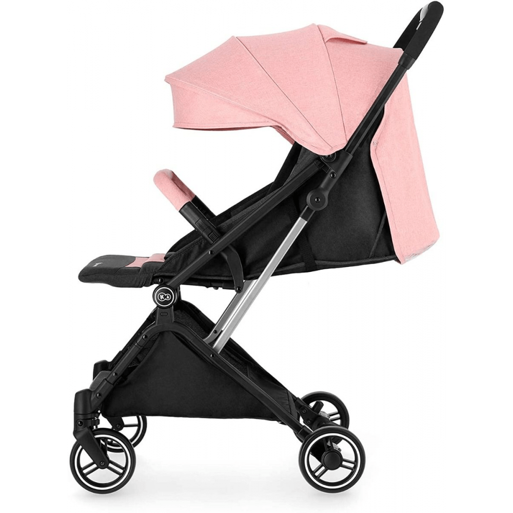 Kinderkraft Indy Pushchair | Pink | Compact Fold Stroller | Baby Travel
