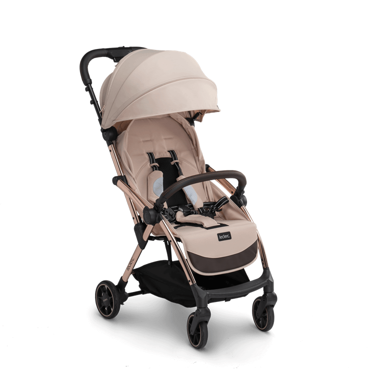 Leclerc Influencer Stroller | Beige | Pushchair | BabyMonitorsDirect