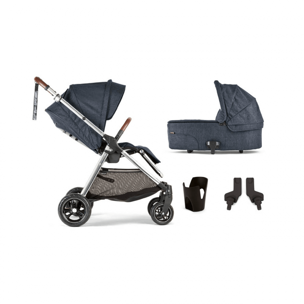 Mamas & Papas Flip XT3 Navy Flannel - Starter Kit - BabyMonitorsDirect